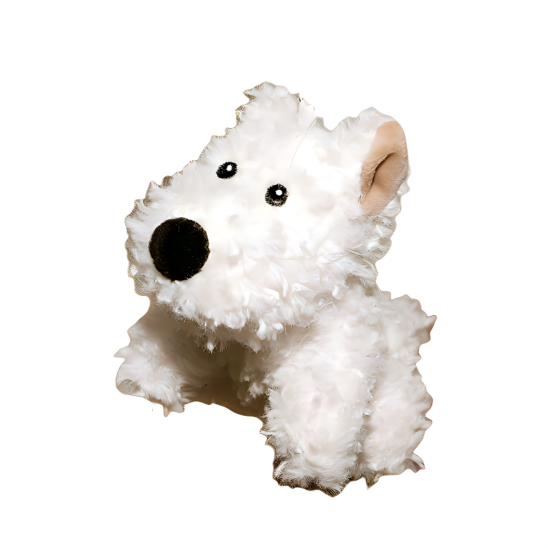 Плюшевая игрушка унисекс LVYEKE "Щенячьи куклы" подвеска, West Highland Puppy, 11 см