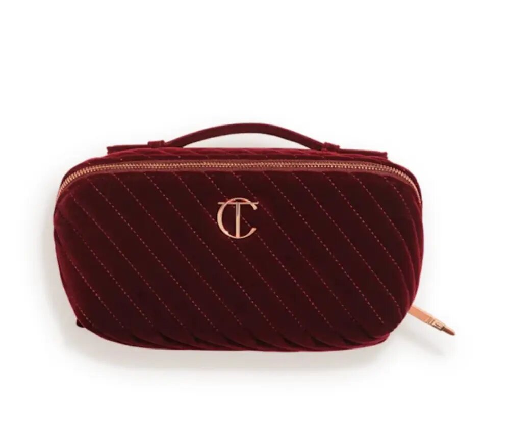 Косметичка дорожная Charlotte Tilbury MAKEUP BAG OF DREAMS - LARGE, бордовая
