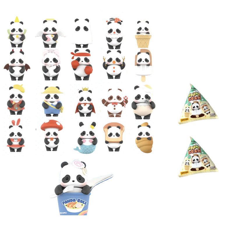 Коллекционные фигурки 52TOYS PANDA ROLL Chubby Baby MINIME, 2 шт.