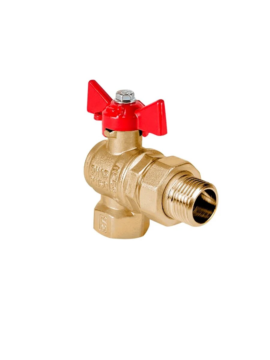 Кран угловой с американкой 1/2" (ду15) Валфекс