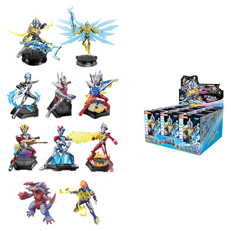**Конструктор унисекс Keeppley Ultraman Серия Ultra Max Brick Infinite Edition, Full Box 9 Pcs**