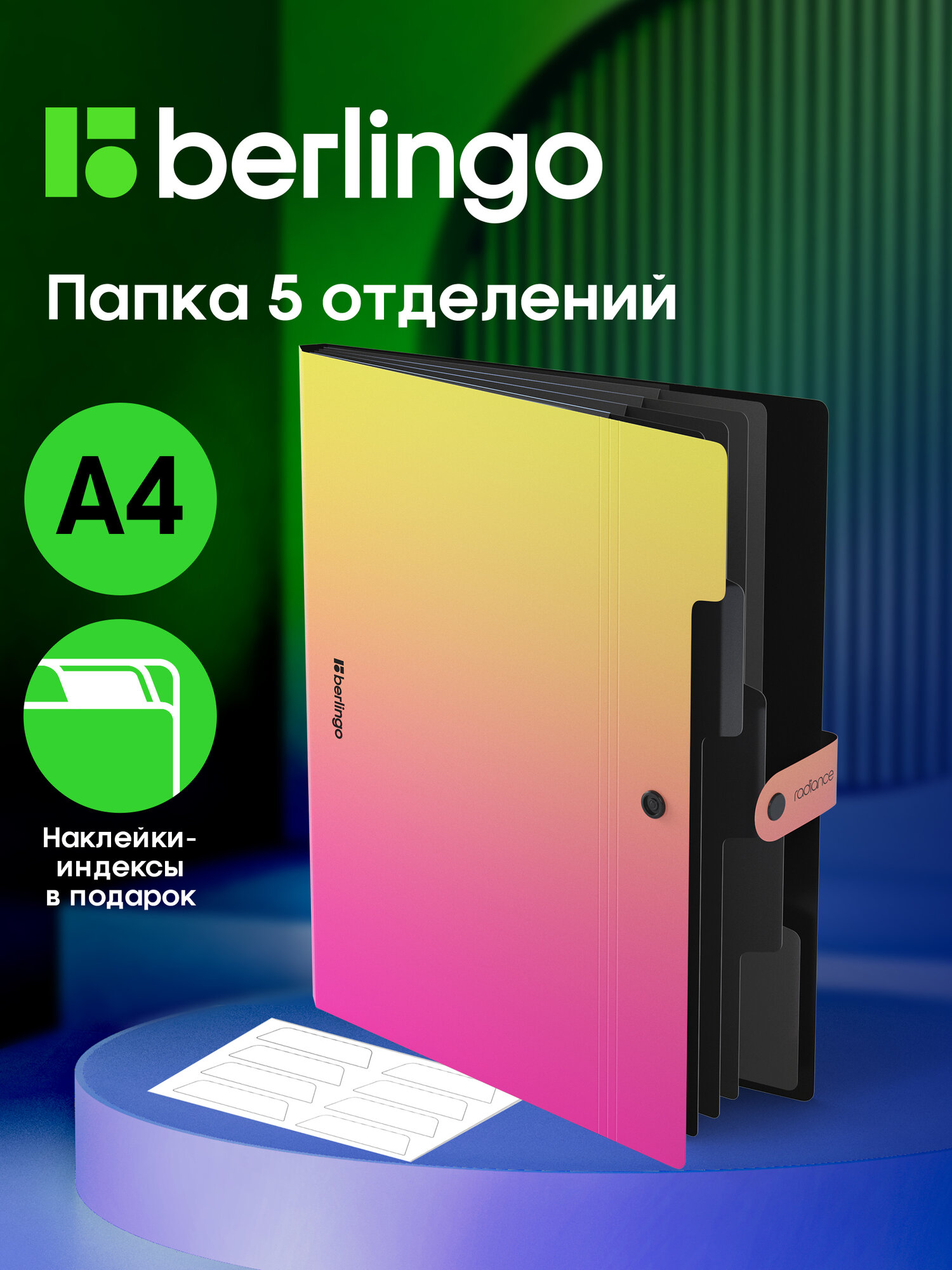 Папка для документов А4, 5 отделений папка для бумаг офисная папка папка с разделителями