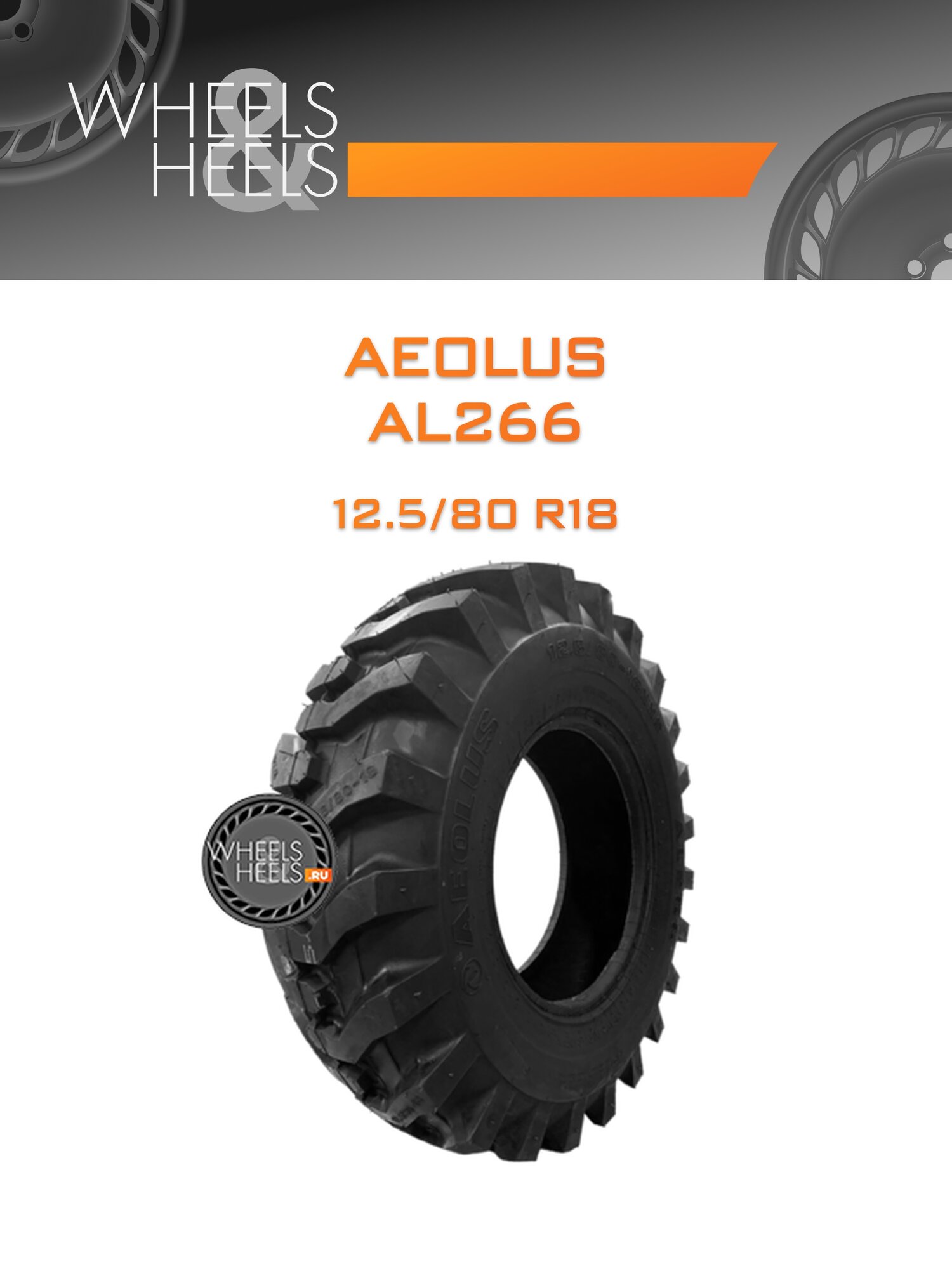 Шина автомобильная Aeolus AL266 12.5/80 R18 ALLSEASON, всесезонная, универсальная