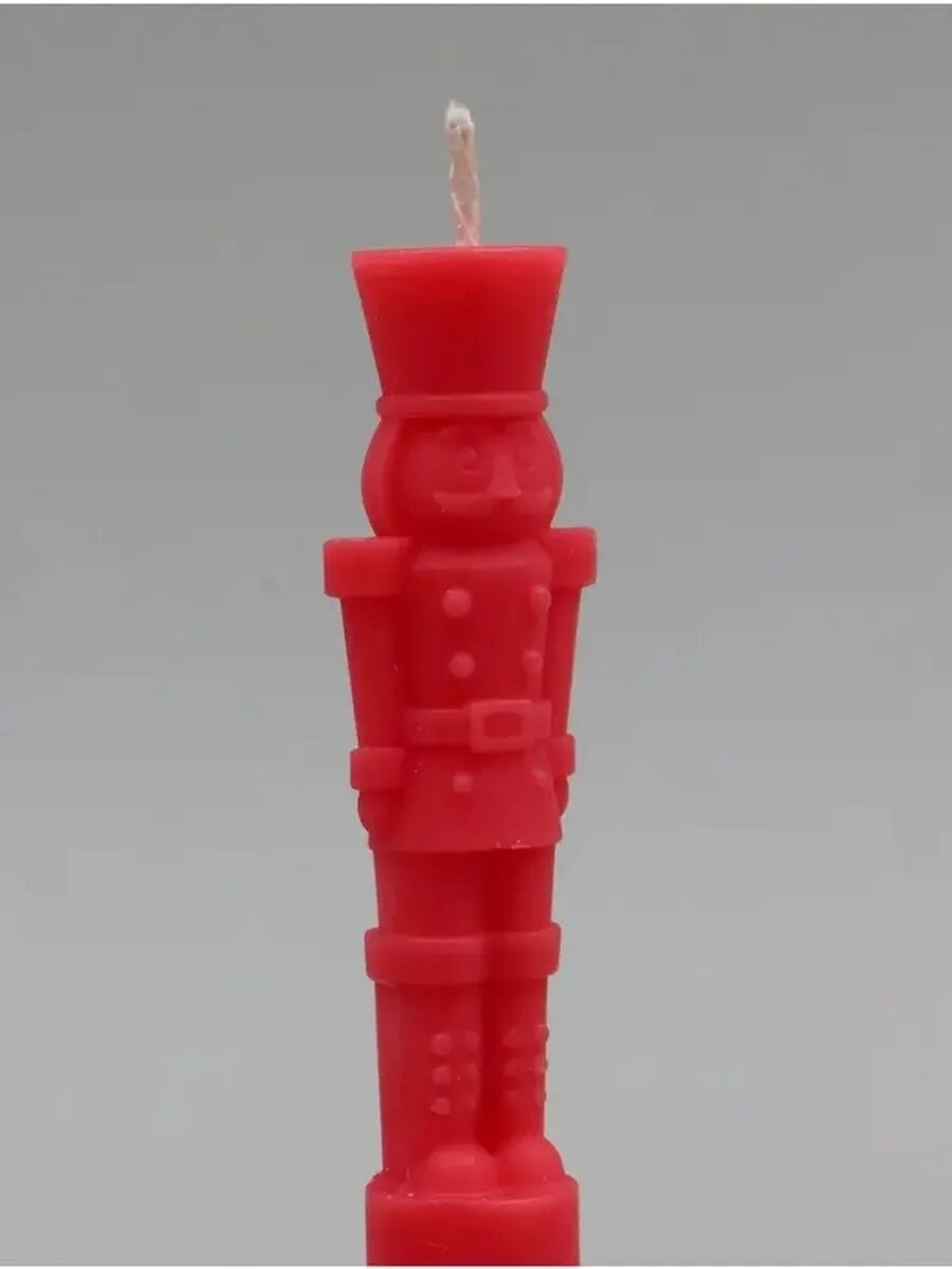 Новогодние свечи с Щелкунчиком, 2 шт.