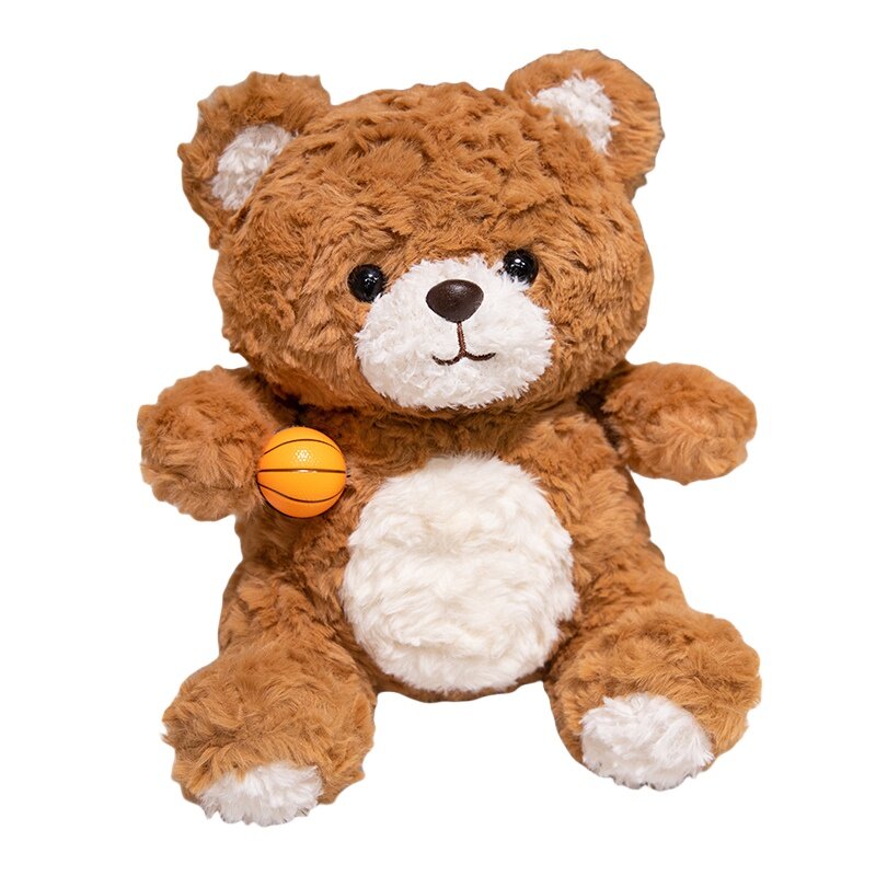 Рюкзак унисекс Tak Bebe "Спортивный мишка" с плюшевой куклой, Tennis Bear, 50CM EU