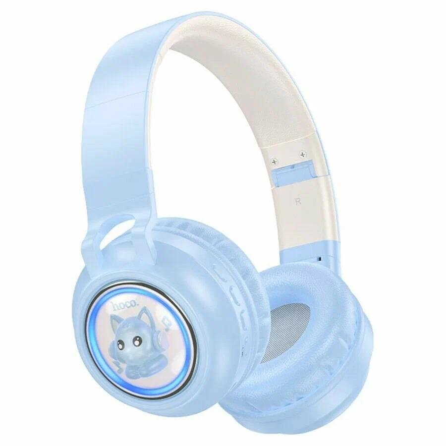 Стереонаушники Bluetooth Hoco W50 синие