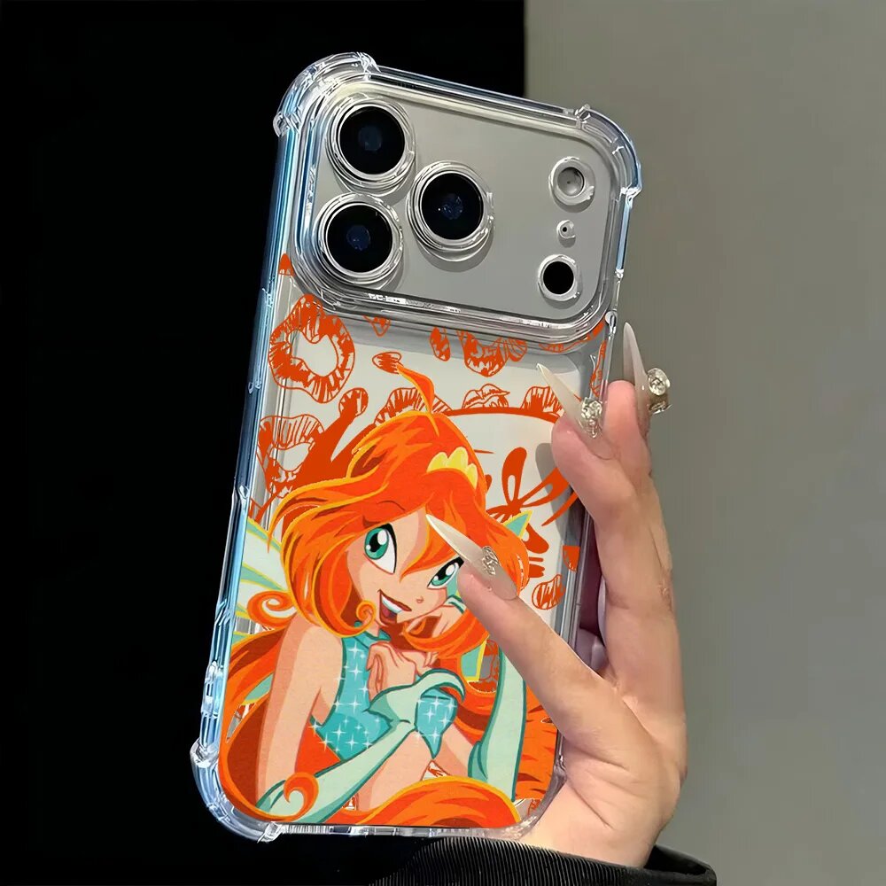 Горячая новинка: Чехол для телефона W-Winx Club для iPhone 17, 16e, TMSJ-401TSJ31098A7, iPhone 12