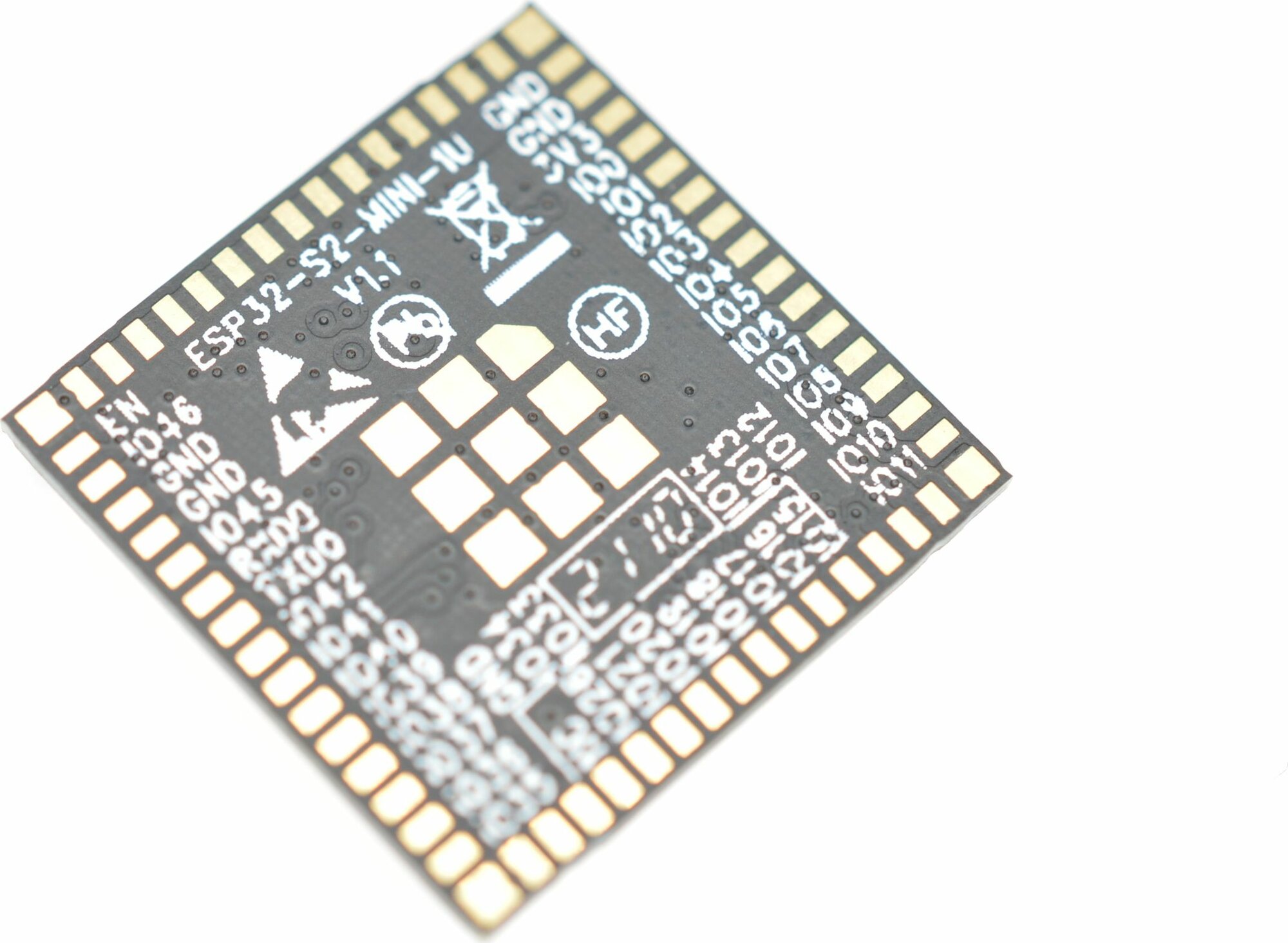 Модуль ESPRESSIF ESP32-S2-MINI-1U-N4 IoT WiFi наружный SMD 15,4x15,4x2,4мм IPEX 1 шт