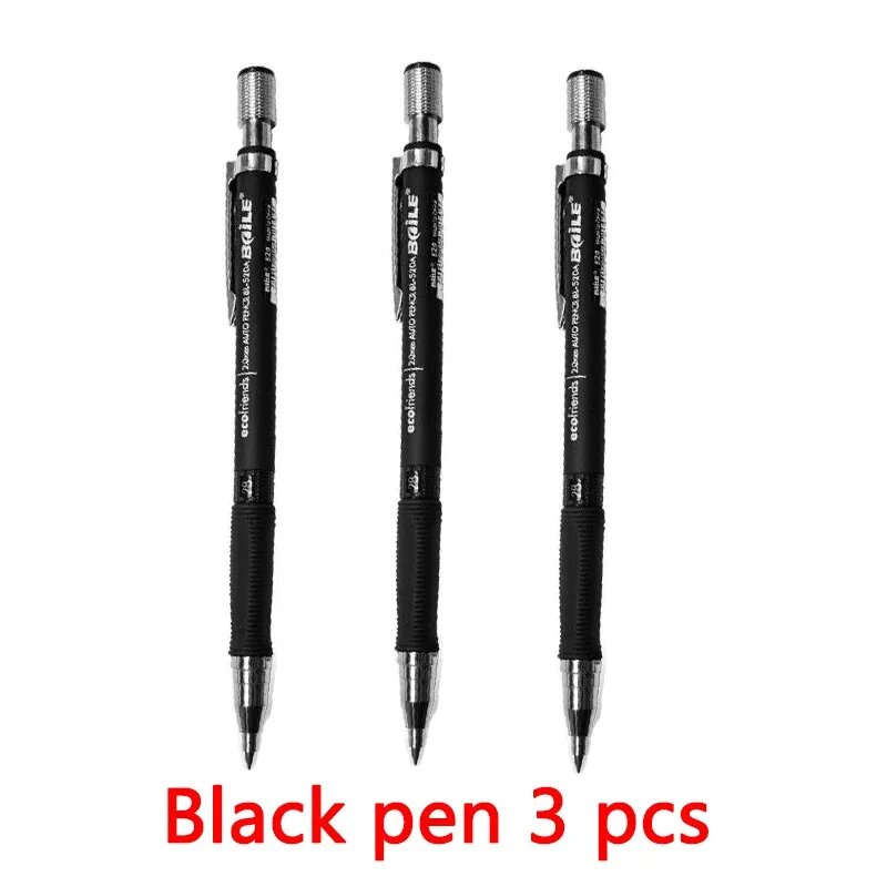 Механический карандаш 2.0 мм 2B Черный, BlackPencil
