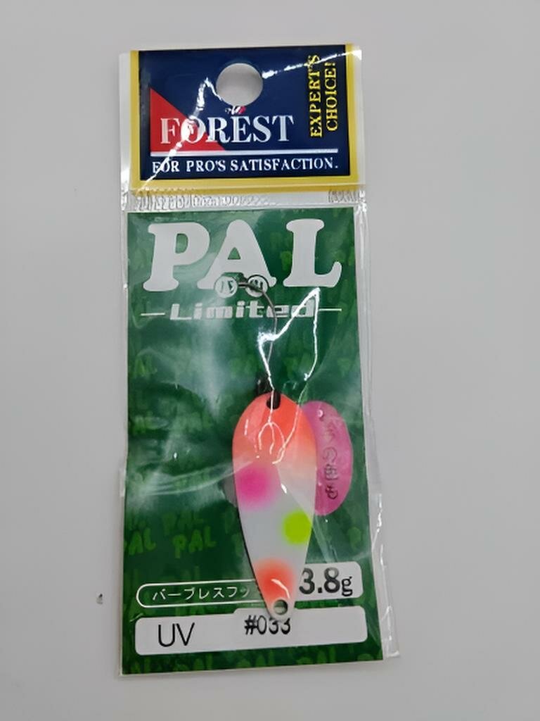 Блесна форелевая ультралайт FOREST PAL Limited 35 мм UV 3.8 г блесна для щуки, окуня, судака и жереха