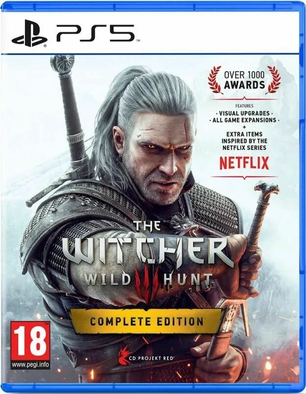 Игра на диске Witcher 3: Wild Hunt Complete Edition (Ведьмак 3: Дикая Охота Полное Издание) (PlayStation 5, Русская версия)