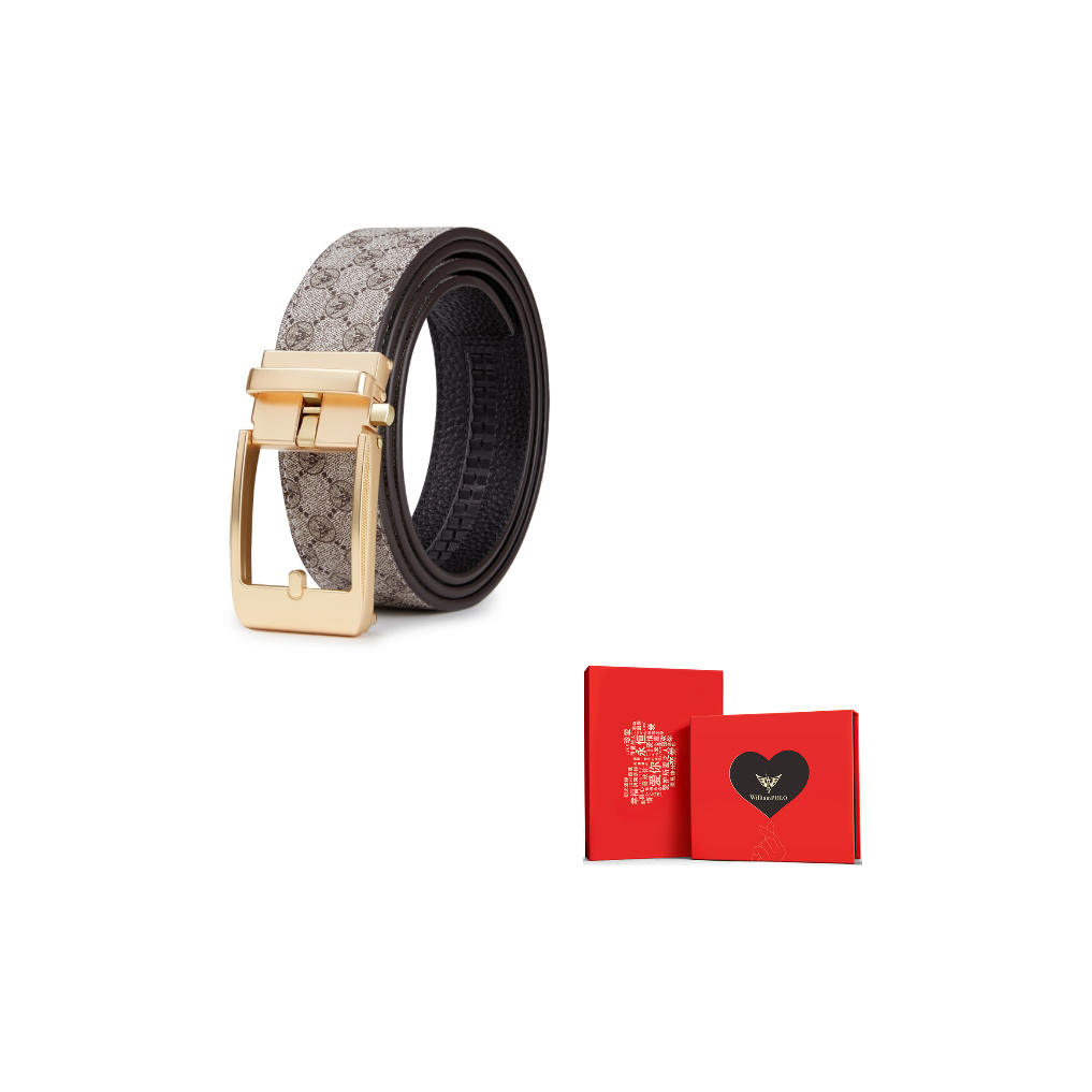 WilliamPOLO ПВХ (поливинилхлорид) Кожаные ремни Мужские 3,5 см Ширина корпуса 115