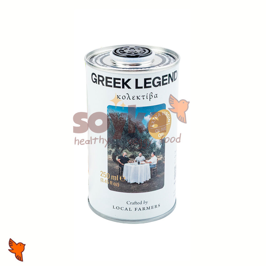 Масло оливковое Extra Virgin Crafted by local farmers банка Greek Legend , 250мл