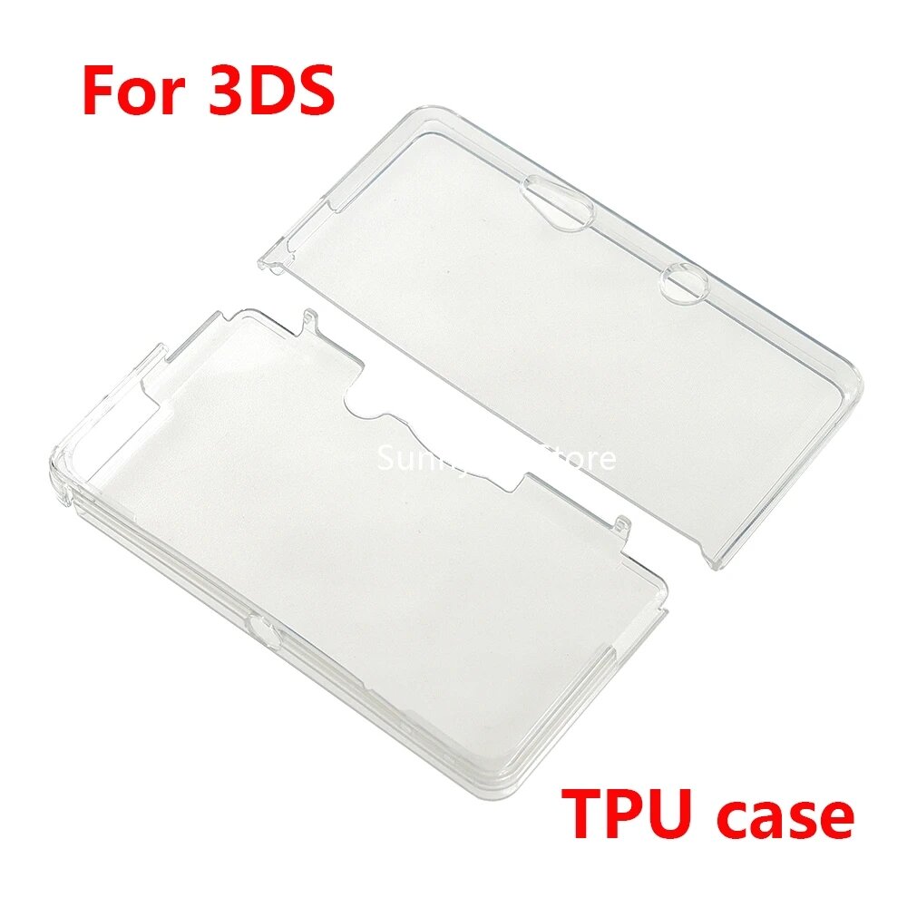 Прозрачный чехол для Nintendo 3DS, цвет clear white