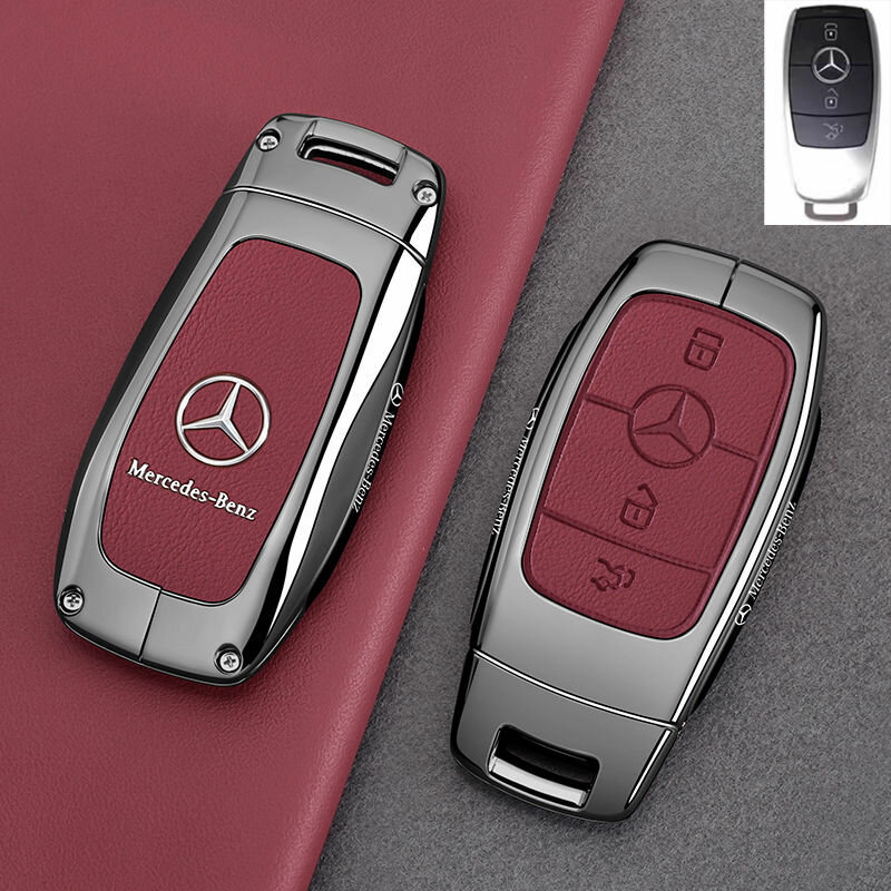Футляр для ключей Mercedes-Benz, тип A, Малиновый