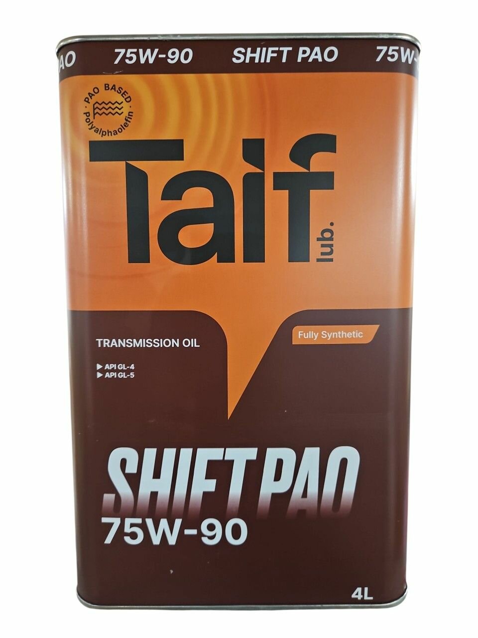 Трансмиссионное масло TAIF SHIFT GL-4/GL-5 PAO 75W-90, 4л