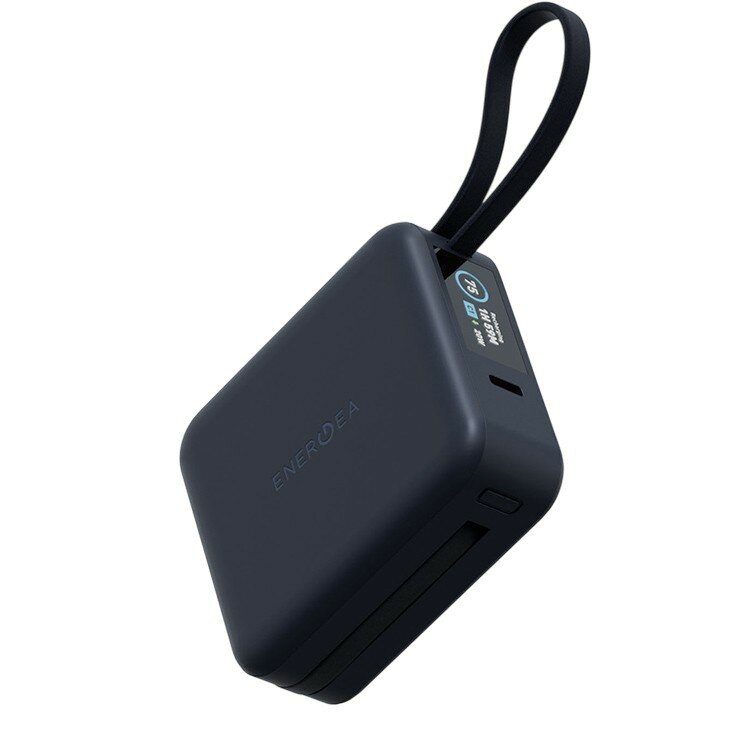 Внешний аккумулятор Energea Magpac Mini Plus (CCC) Wireless Power Bank 10000mAh With Build in USB-C Cable & Display Blue