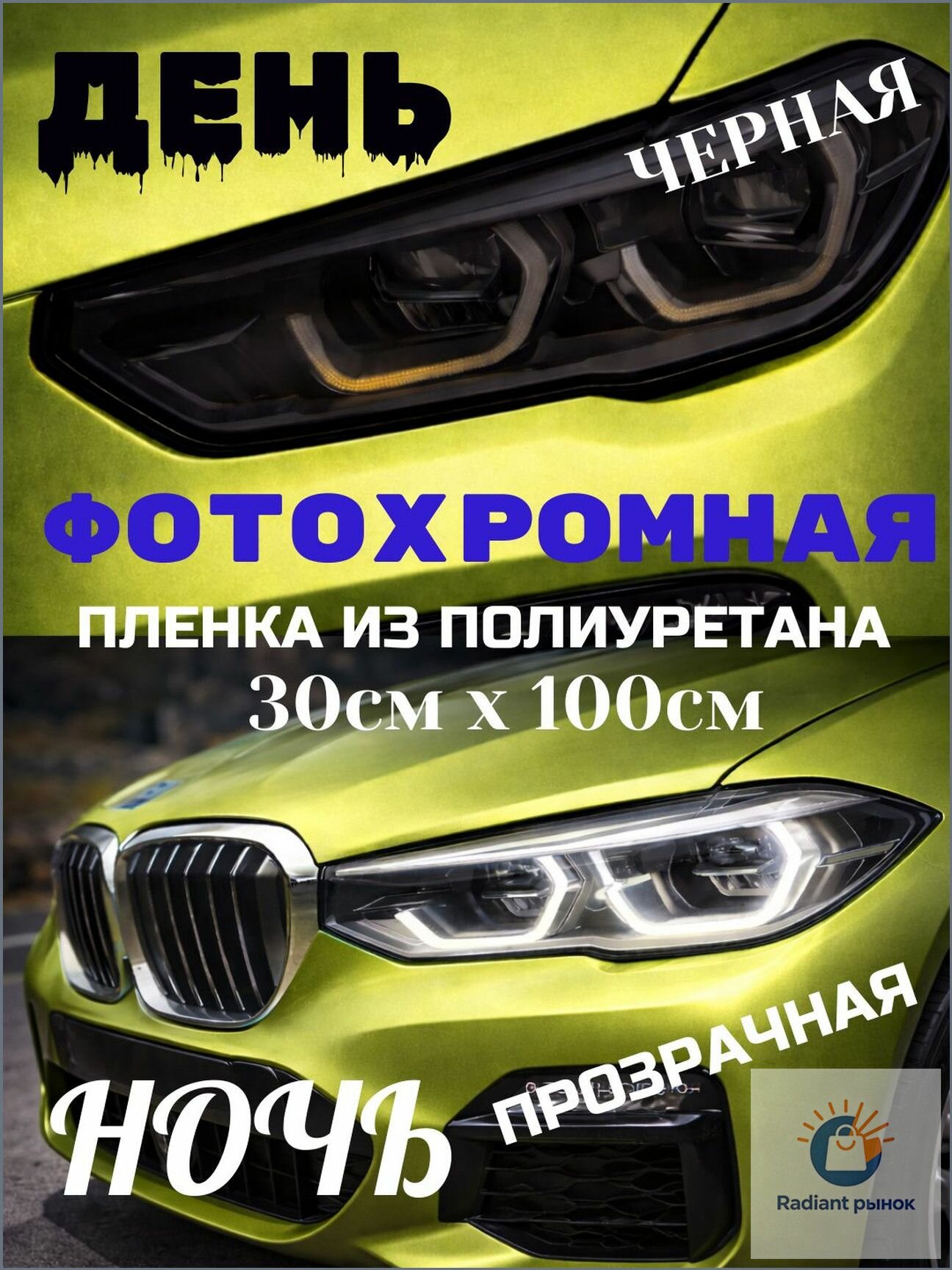 Юпитер Пленка автомобильная защитная 1 мх30 см