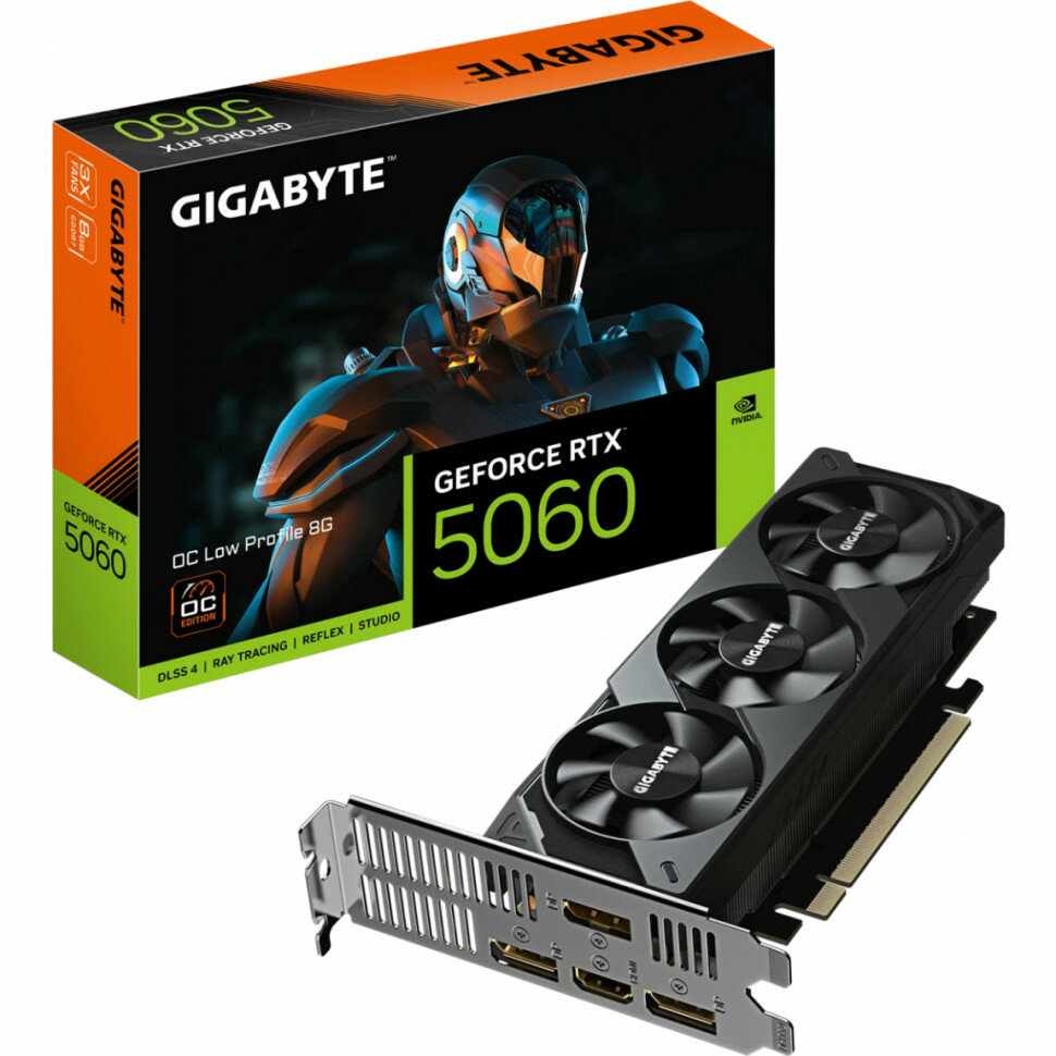 Видеокарта Gigabyte RTX5060 OC Low Profile (GV-N5060OC-8GL)
