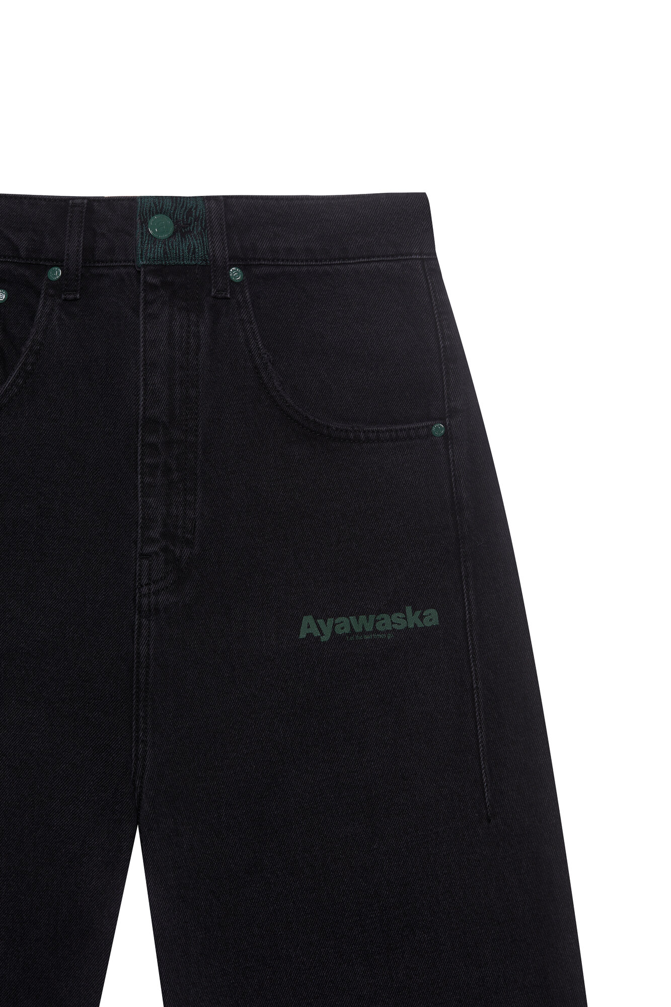 Джинсы классические Ayawaska Bogo “Stromboli” jeans, размер 26, черный — фото 1