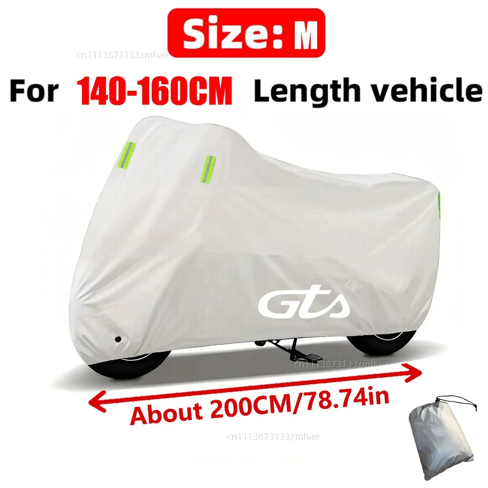 Водонепроницаемый Чехол Для Мотоцикла Vespa GTS 125 150 300 Super GTV 250 300 - Защита От Зеленый, M