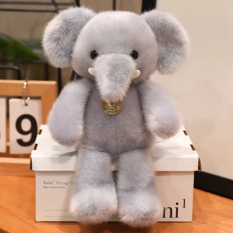 Мягкая игрушка слон, серый, elephant