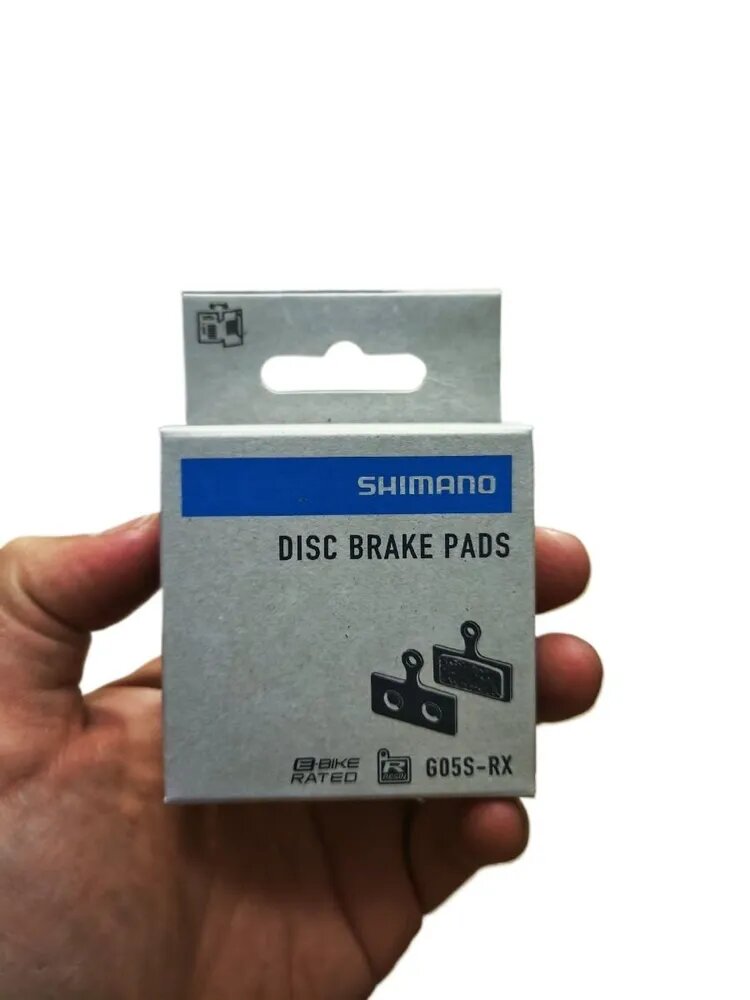 Тормозные колодки Shimano G05S -металлические, теплорассеивающие, для MTB/E-MTB, совместимы с XT/SLX