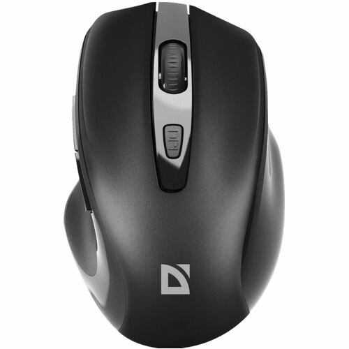 Мышь беспроводная Defender Prime MB-053 чёрный,6D,800-1600dpi, бесшумная