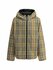 Куртка BURBERRY Check reversible hooded jacket, размер 10 лет, бежевый цветы мел...