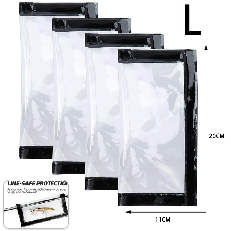 Прозрачные чехлы для приманок (4 шт.) L-Lure Wraps 4Packs