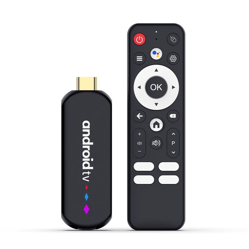 ТВ-приставка H96 Max Android TV Stick Amlogic S905L3 4K 30FPS BT5.0 2.4G/5G WiFi 6 с голосовым управлением и поддержкой потокового вещания