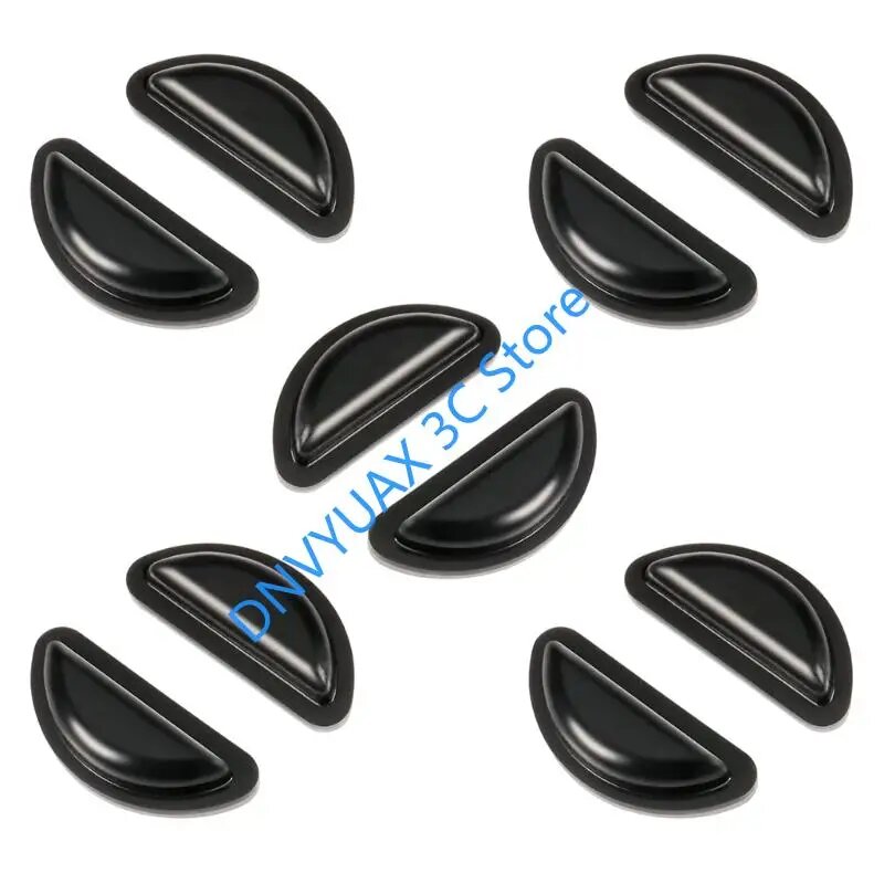 Силиконовые носоупоры для очков Black 5 шт.