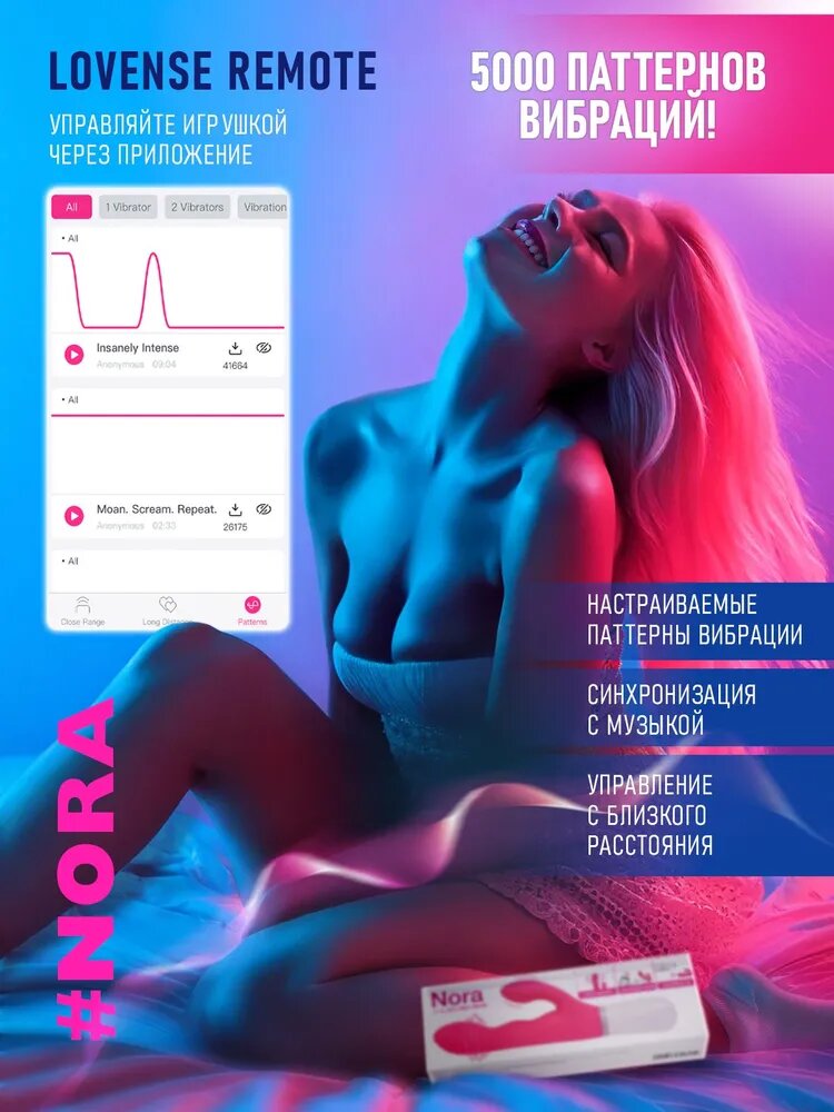 Вибратор, цвет: белый, розовый, 24.1 см