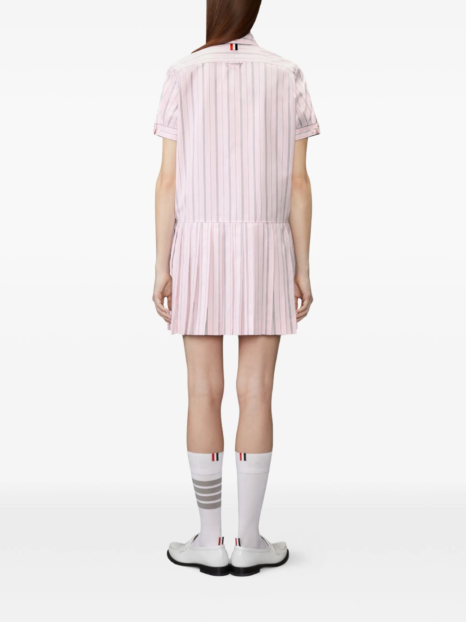 Платье THOM BROWNE, размер 46, коралловый/розовый — фото 1