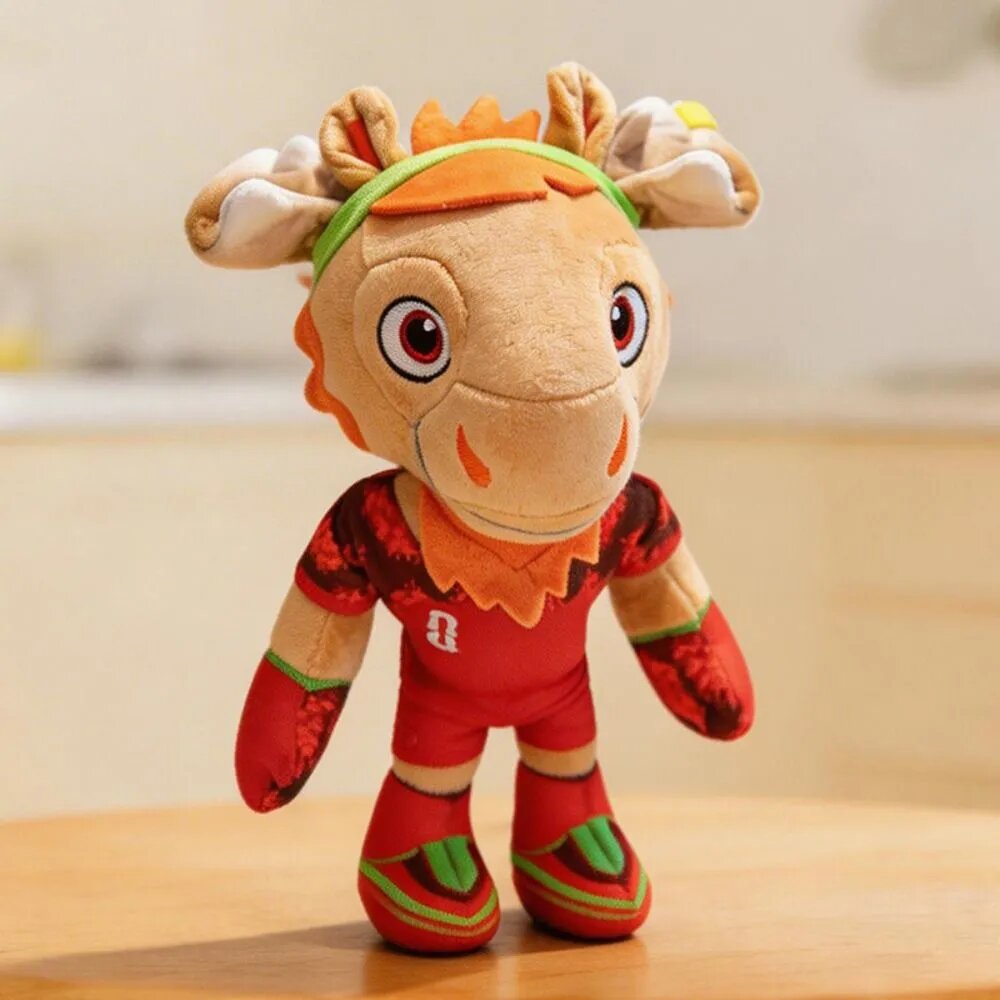 30cm Плюшевая игрушка-талисман: 23-й Чемпионат мира по футболу FIFA --- MAPLE