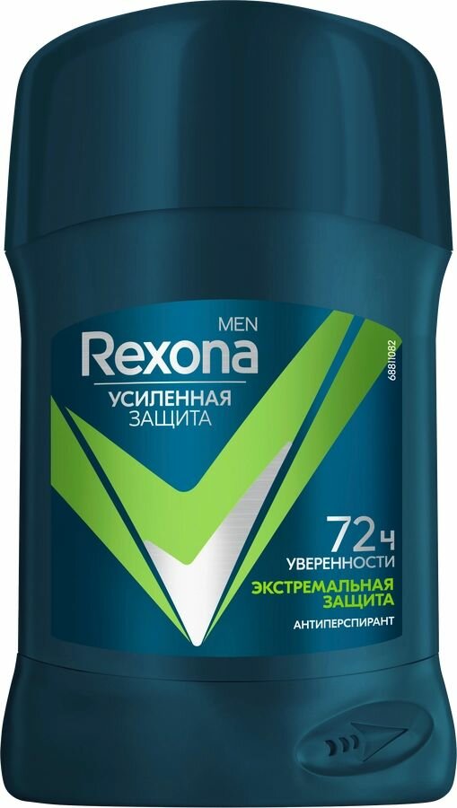 Антиперспирант-стик мужской REXONA Men Экстремальная защита, 50мл