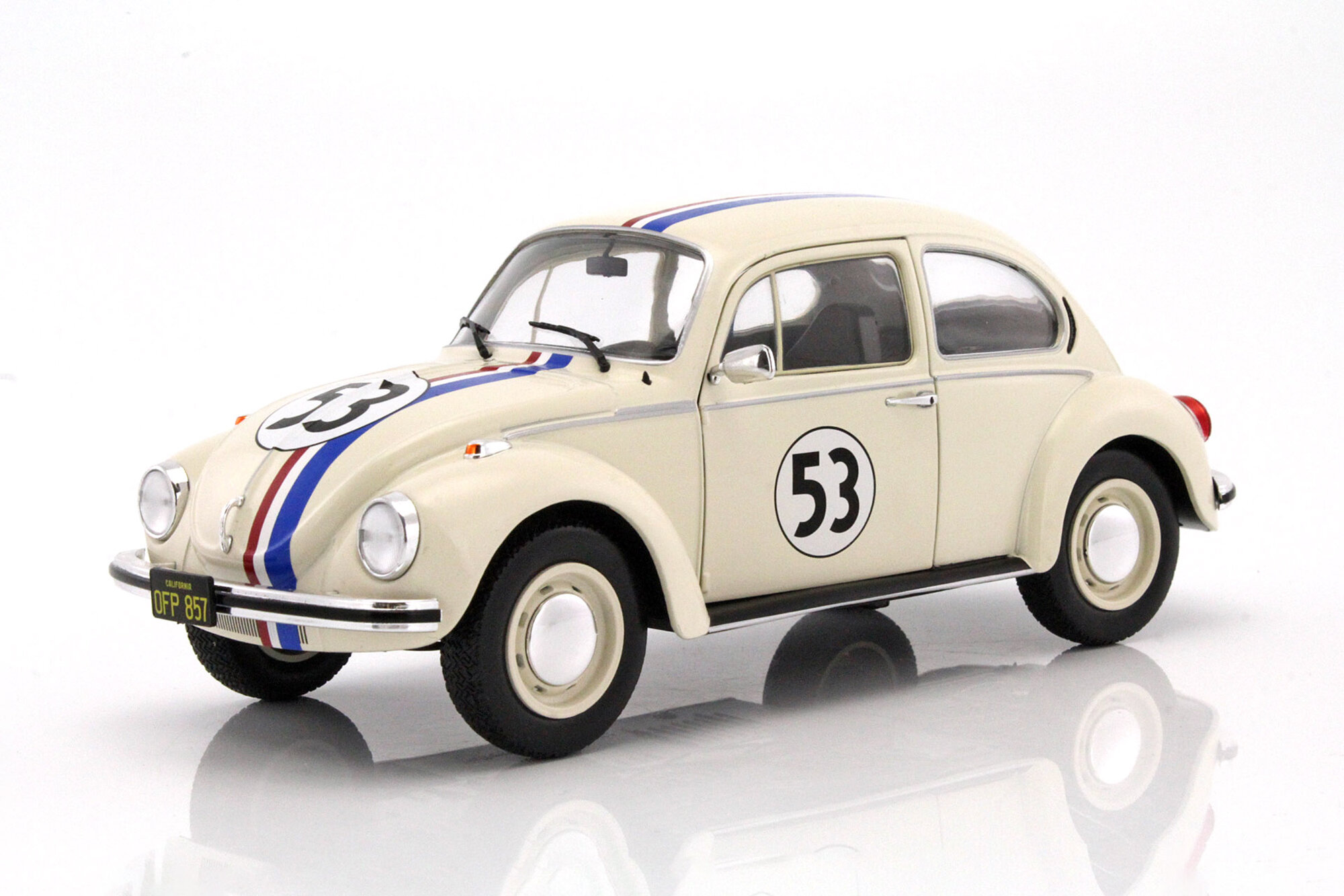 Модель коллекционная SOLIDO Vw volkswagen kafer 1303 no 53 herbie creme