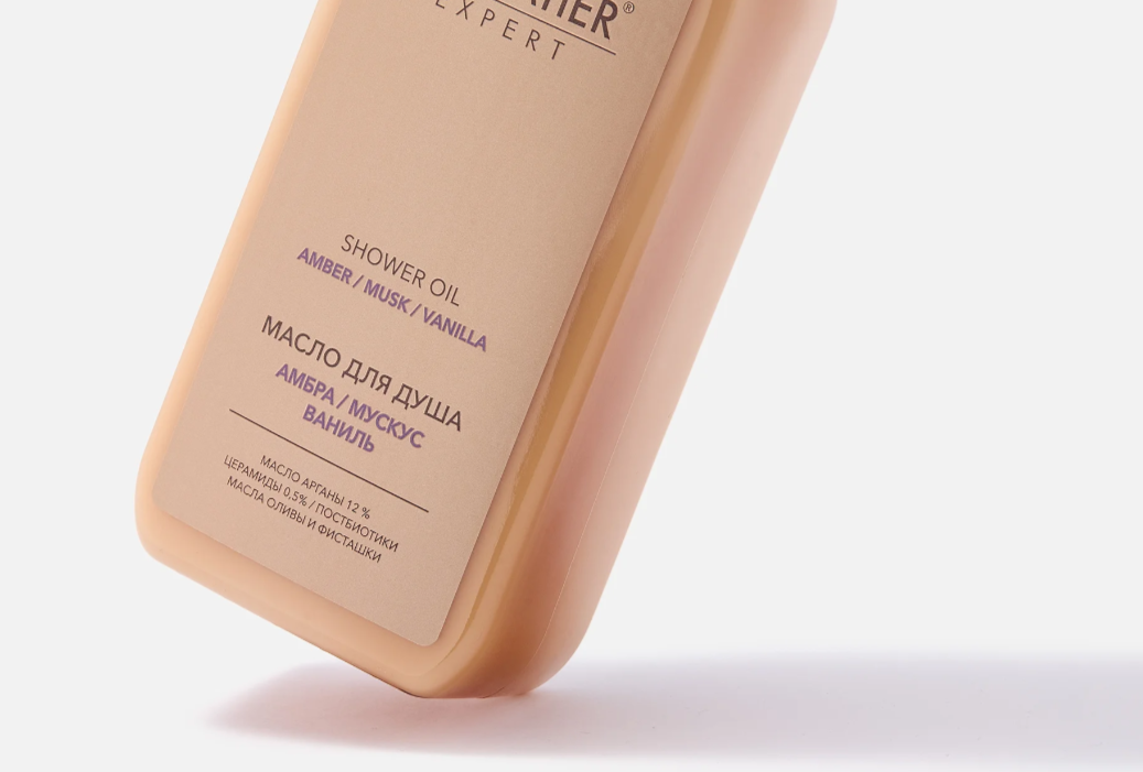 Масло для душа ECOLATIER "Амбра, Мускус, Ваниль", потрясающее