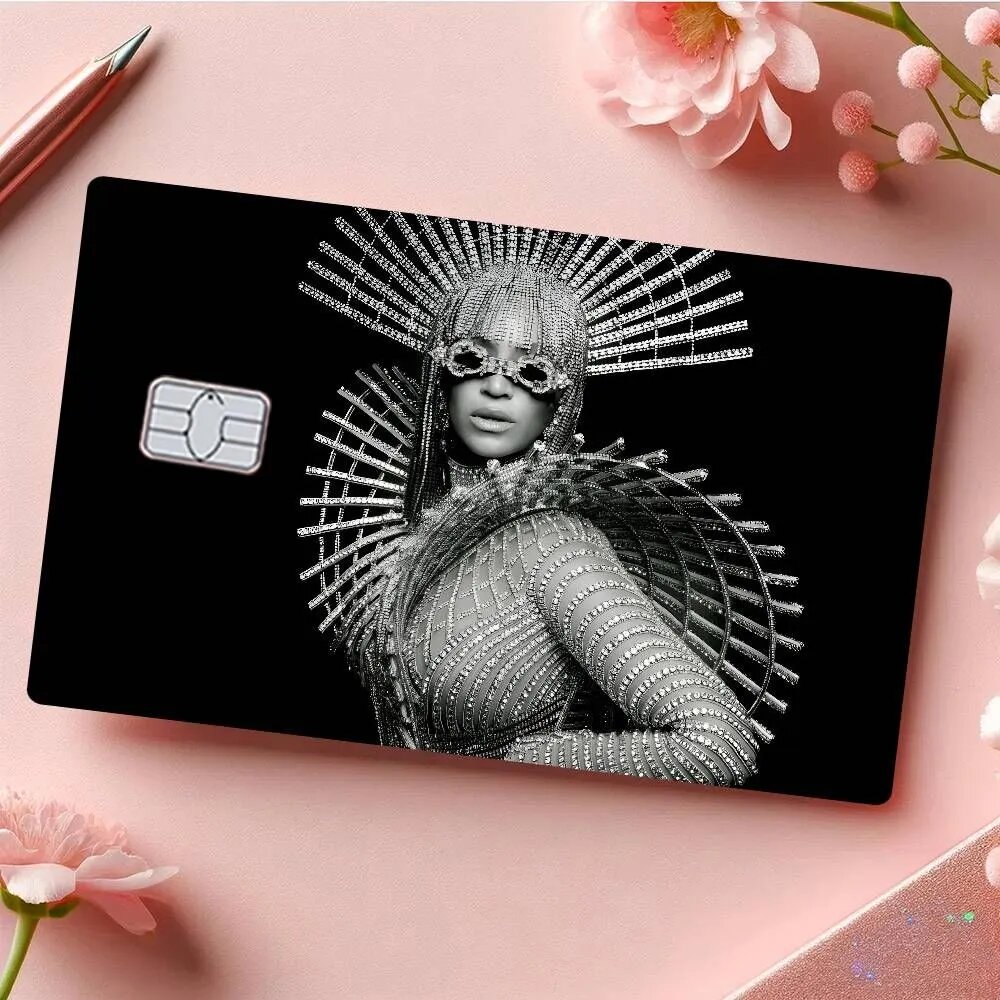 Beyonce Бейонсе Наклейки на банковские карты, тонкая гибкая защитная набор