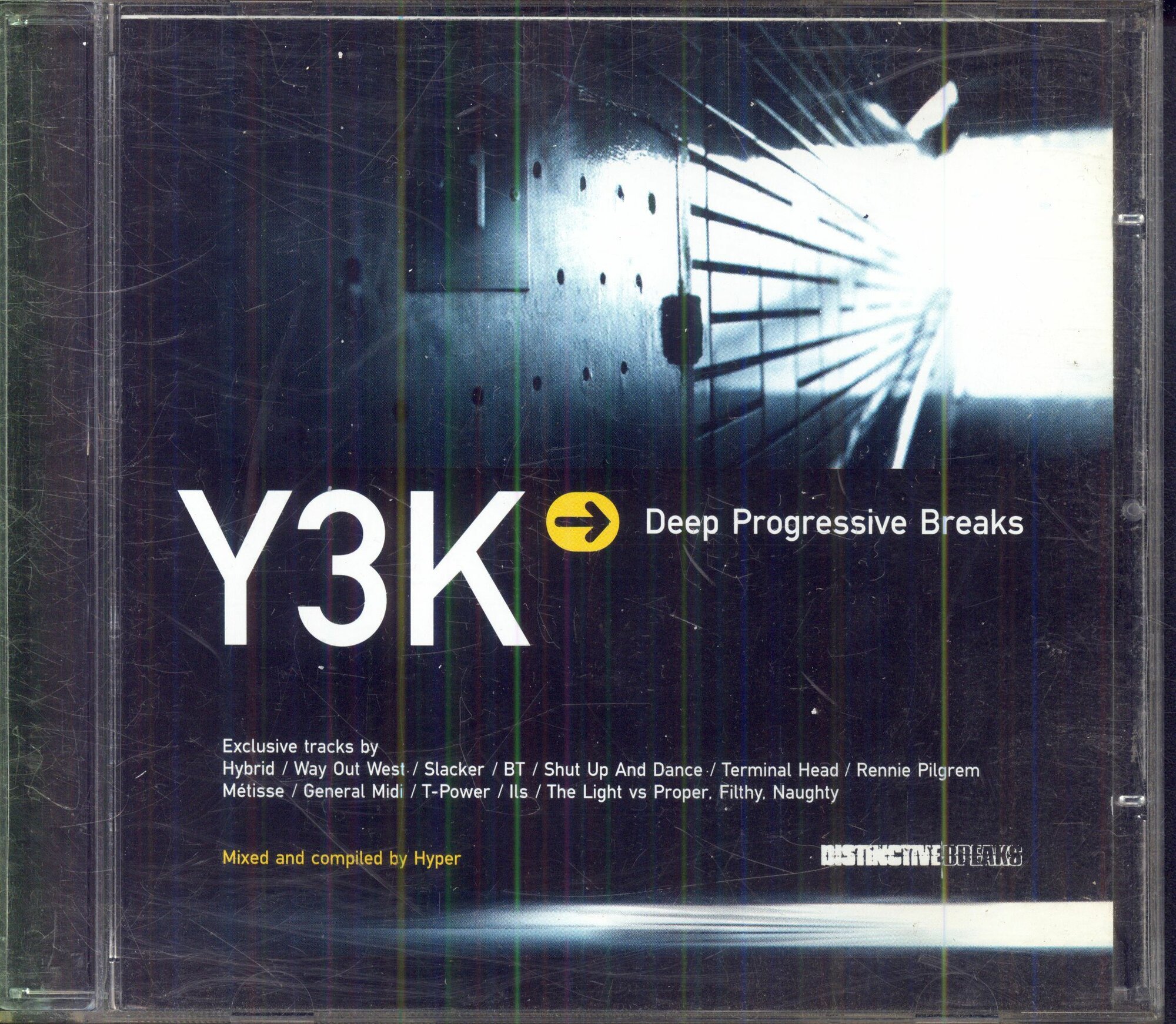 Hyper. Y3K. Deep Progressive Breaks (UK, Distinct'ive Breaks, Y3K001CD, 2000) CD диск