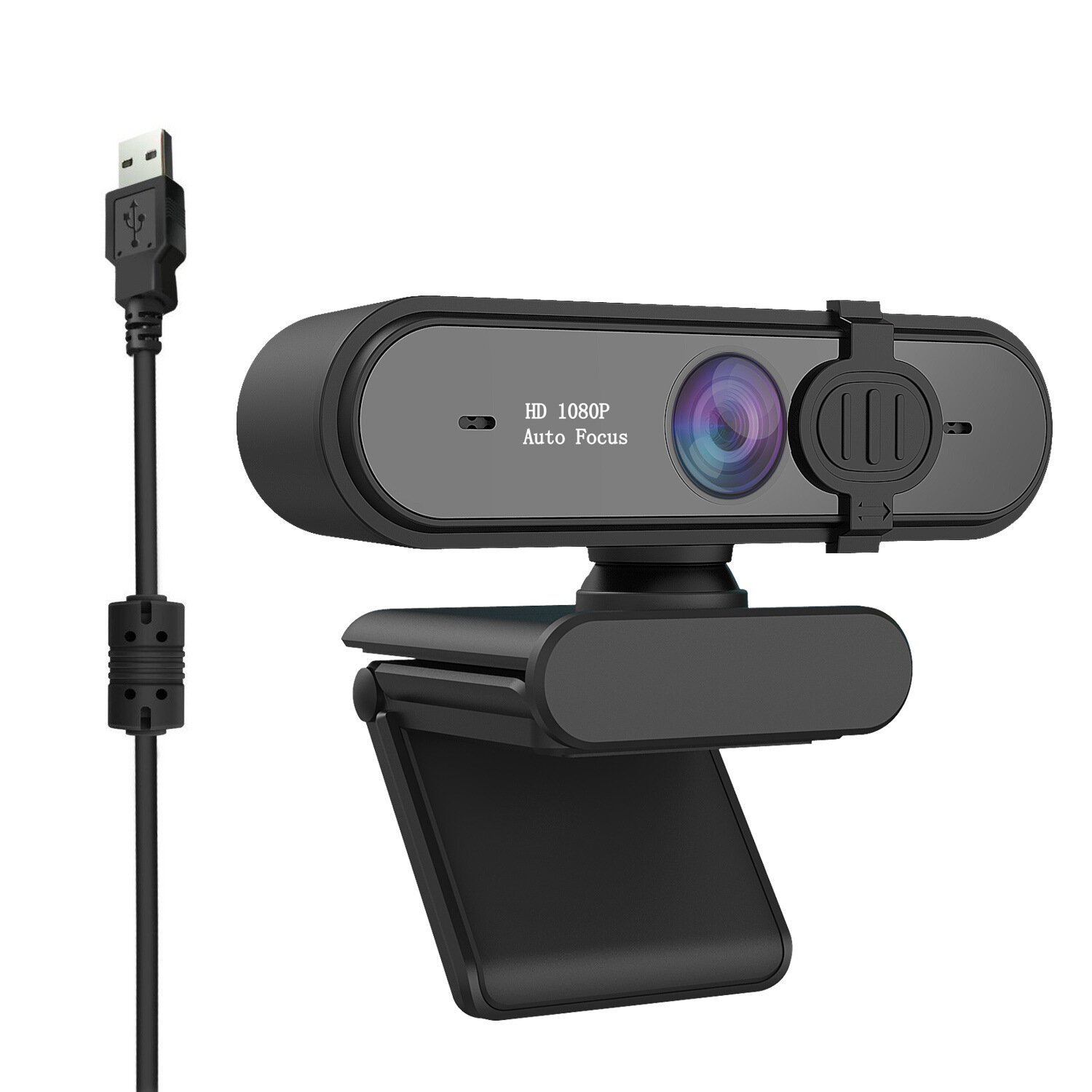 USB-вебкамера K20E с 5МП автофокусом для четких видеозвонков и сессий трансляций