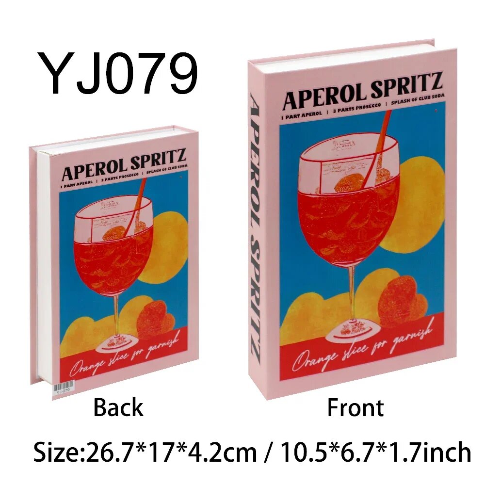 Декоративная книга Aperol Spritz, LH079