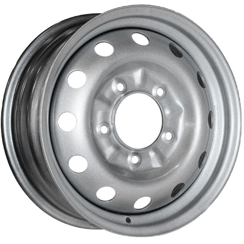 Штампованный колесный диск ТЗСК Chevrolet Niva 6x15/5x139,7 ET40 D98,5 Серебро