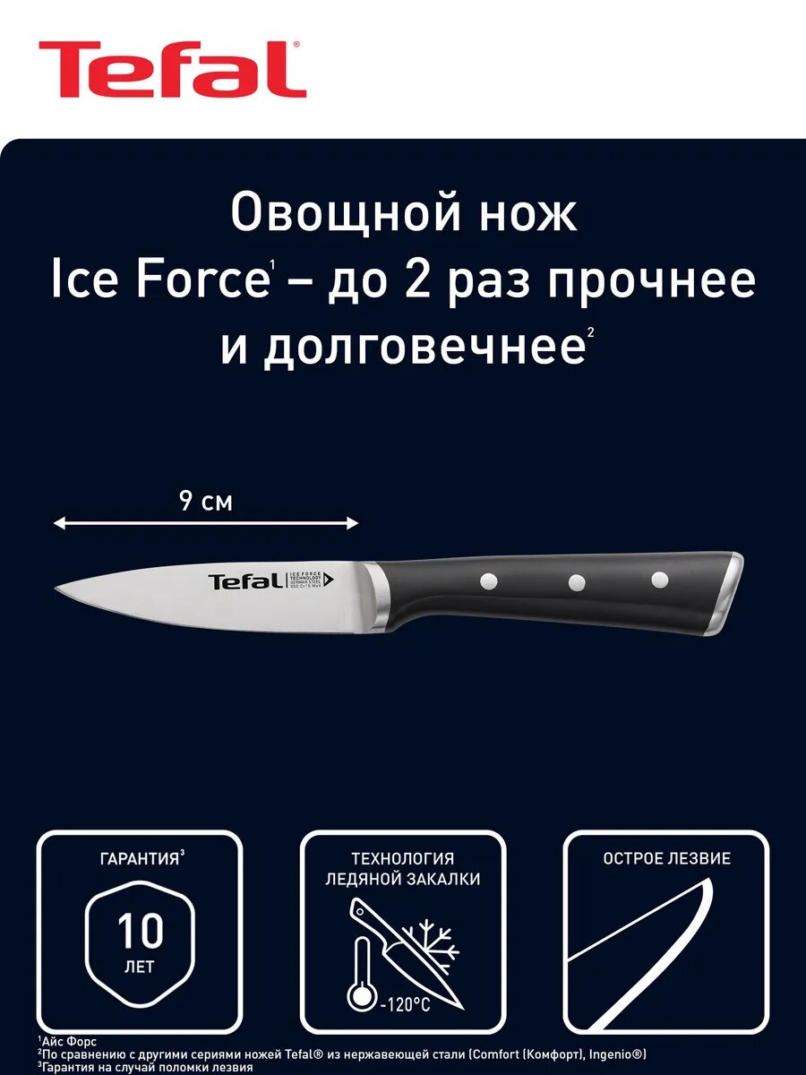 Нож кухонный Ice Force 9 см