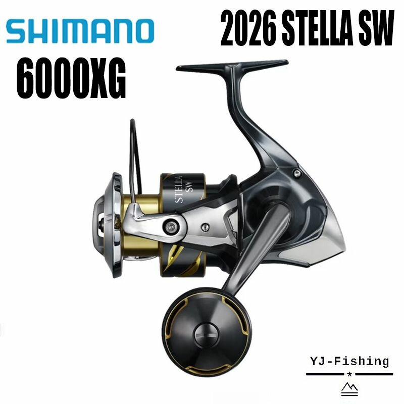 SHIMANO 2026 STELLA SW 6000XG спиннинговая катушка для морской рыбалки