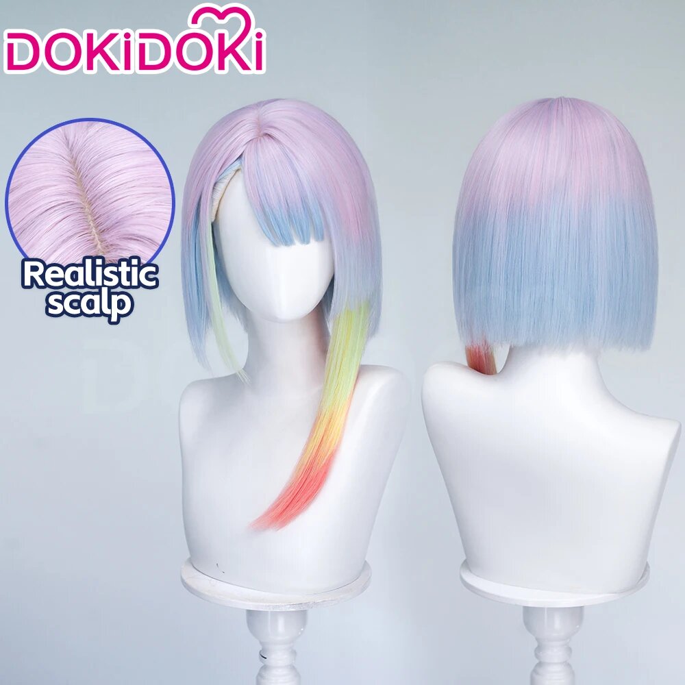 Розовый парик DokiDoki Lucy Wig Ver 1