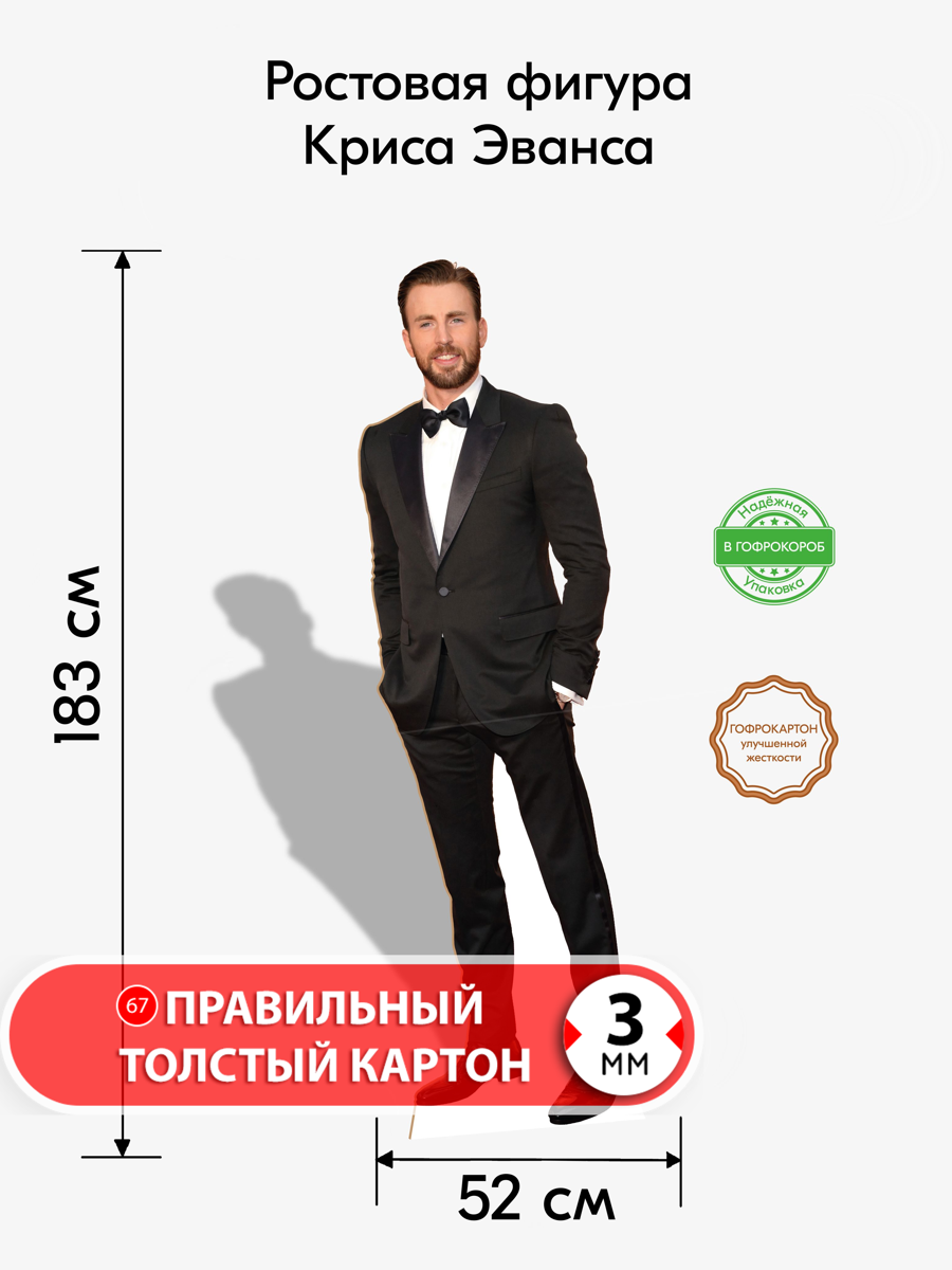 Аксессуар для фотосессий, самое это, Крис Эванс 1, ростовая фигура