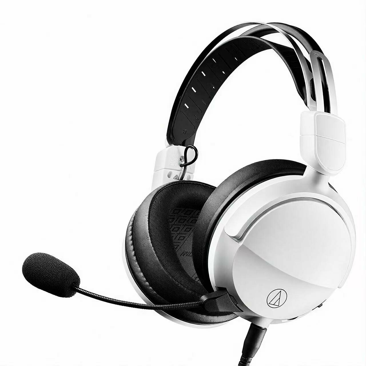 Проводные игровые наушники Audio-Technica GL3 с закрытым акустическим дизайном, съемным микрофоном, белые