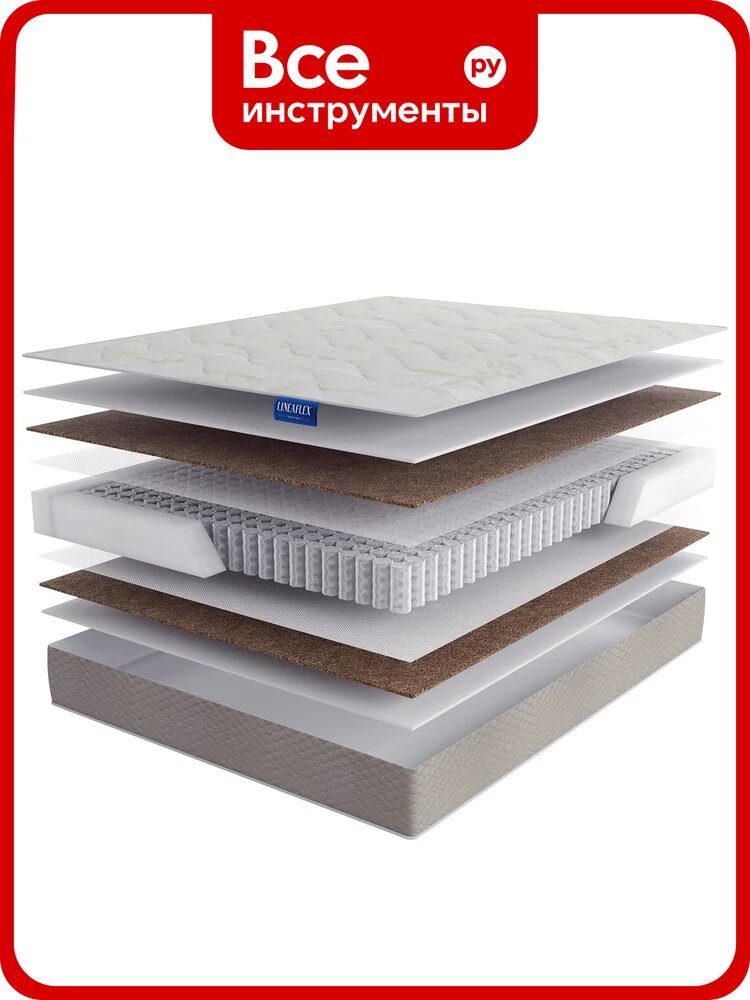 Матрас Lineaflex Santony 90x200 см Santony_90x200, домашнего использования