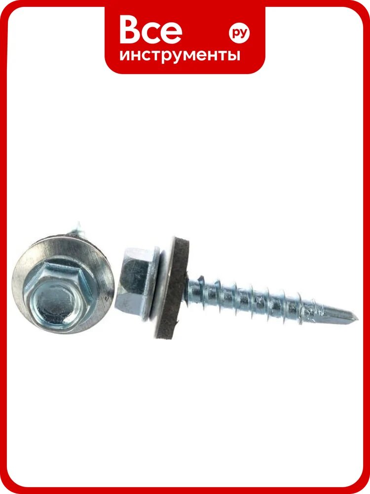 Саморез для крепления кровли STEELREX сверло, цинк 5,5x25 мм, 60 шт. 0119055025B400006032, хорошим